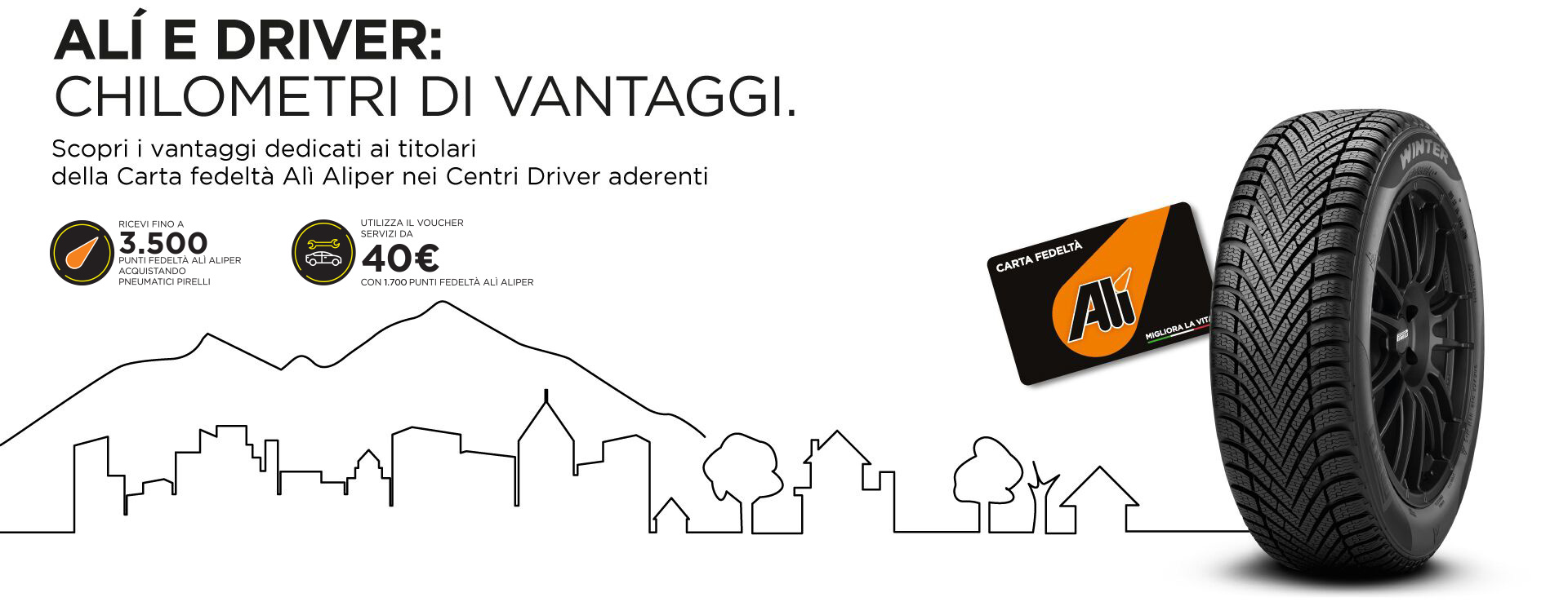 Ali Aliper e Driver: chilometri di vantaggi | Driver Center